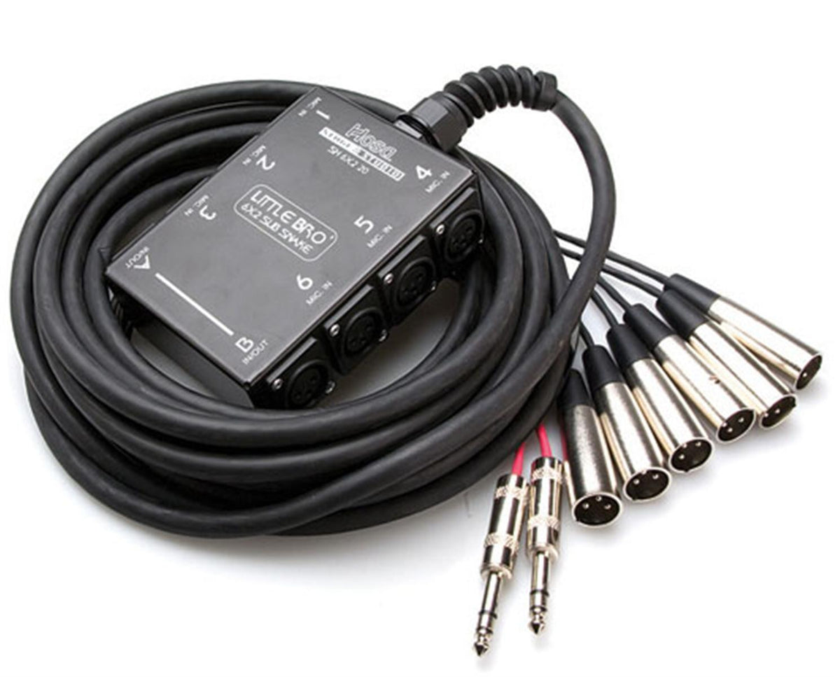 Audio Snake Rental NYC - 6x2 XLR/TRS Fan to Stage Box, 25' – Crossfire ...