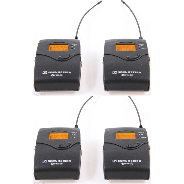 Rent Wireless Microphones - Sennheiser 4-PACK Lavalier System NYC ...