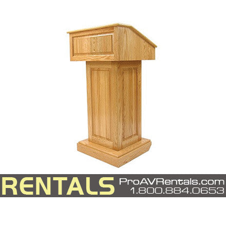 Rent Podium Speaker Lectern – Crossfire Pro AV Rentals